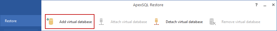 How to restore to a point in time using ApexSQL Restore