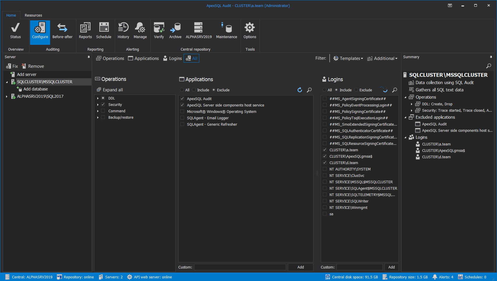 Deploying Installing And Configuring Apexsql Audit In A Clustered Environment