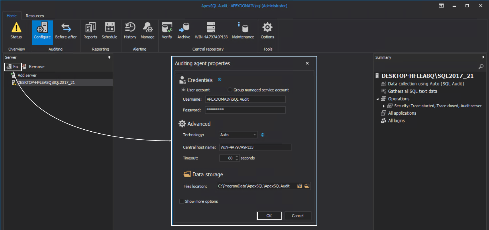 Resolving Sql Auditing Connection Issues 6746